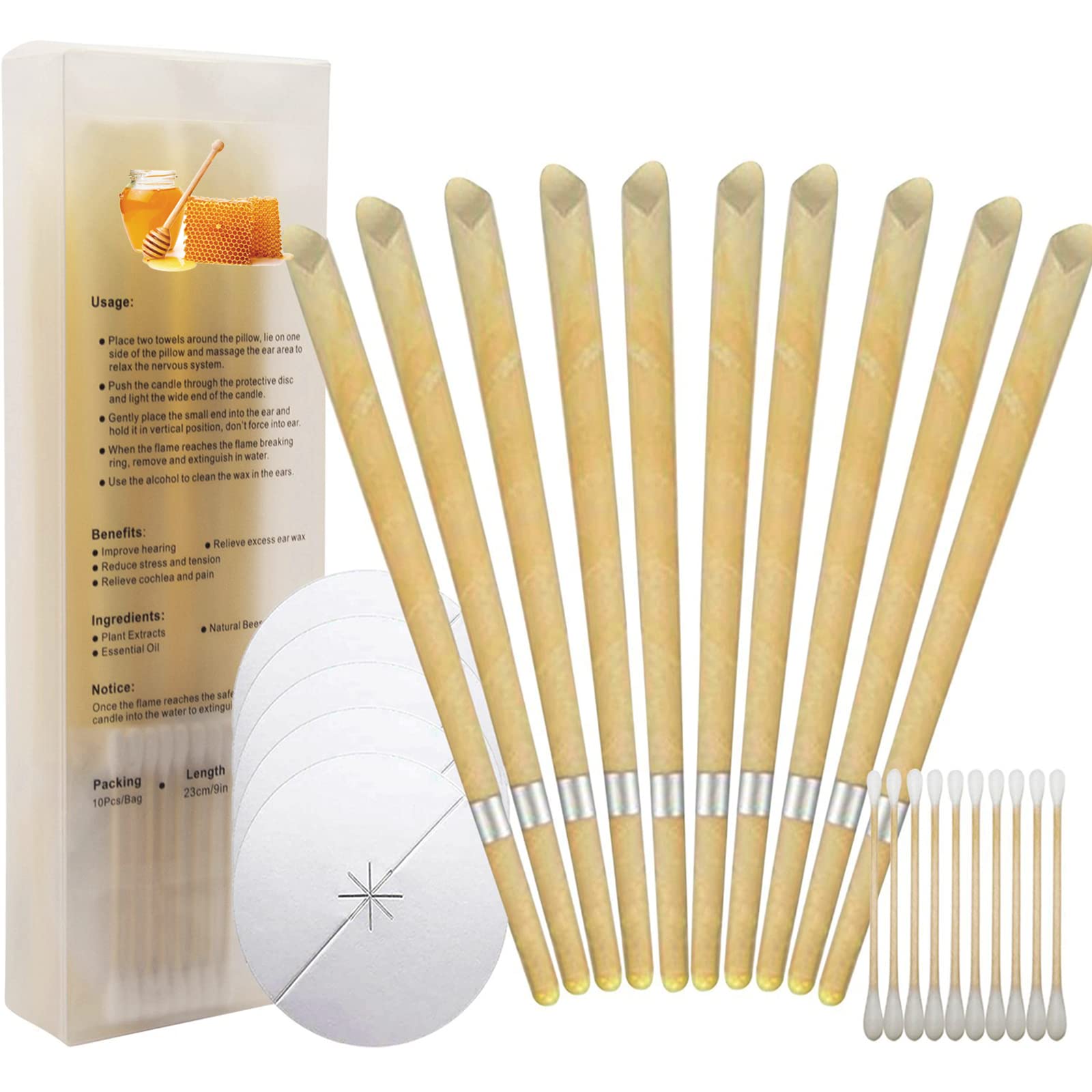Amazon.com: 10 Pack - Ear Spoon Portable Ear Pick Earwax Cleaning Tools ...
