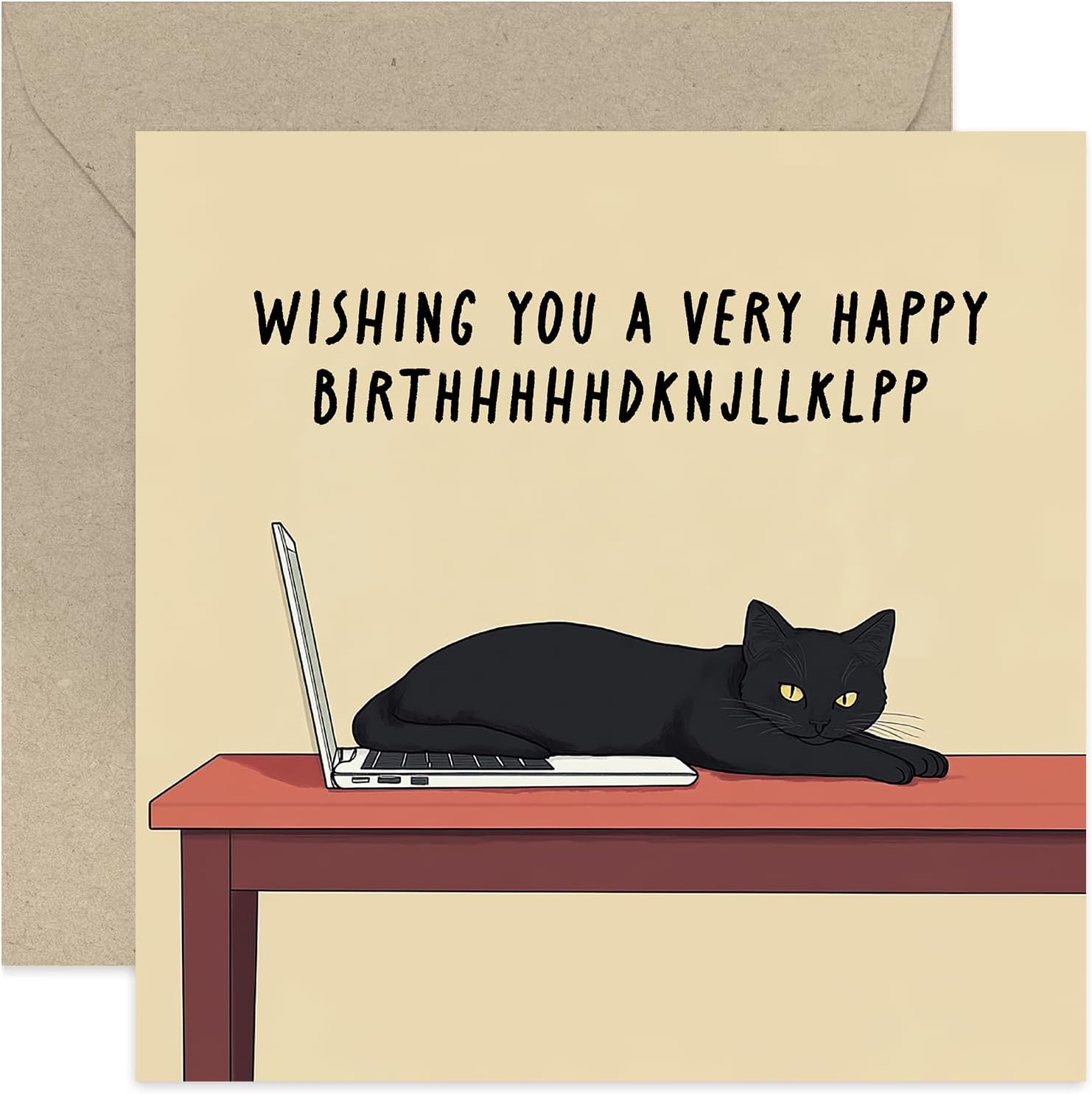 Noel Tatt Funny Birthday/Blank Greeting Card - Blank Card for Women ...