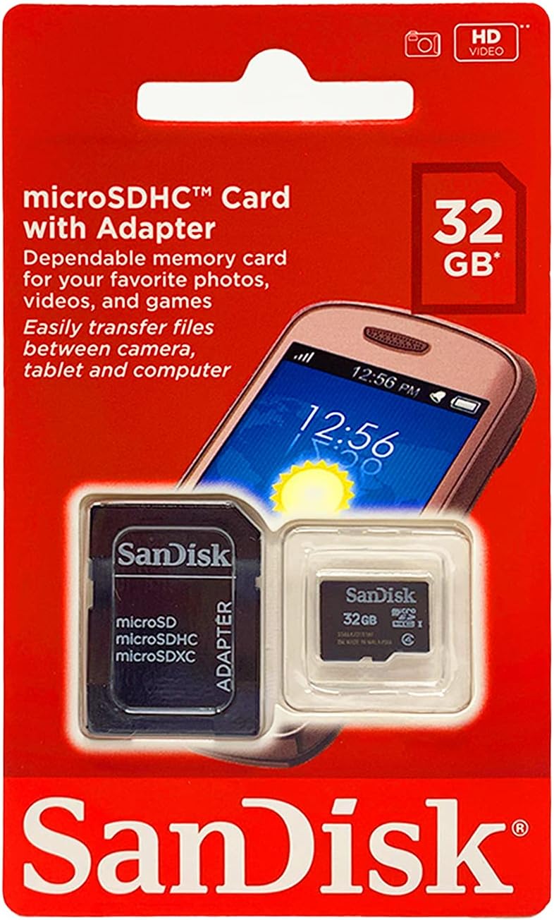 Amazon.com: SanDisk 32GB MicroSDHC Memory Card : Electronics