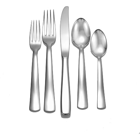Amazon.com | Liberty Tabletop Satin America 65-piece 18/10 Flatware Set ...