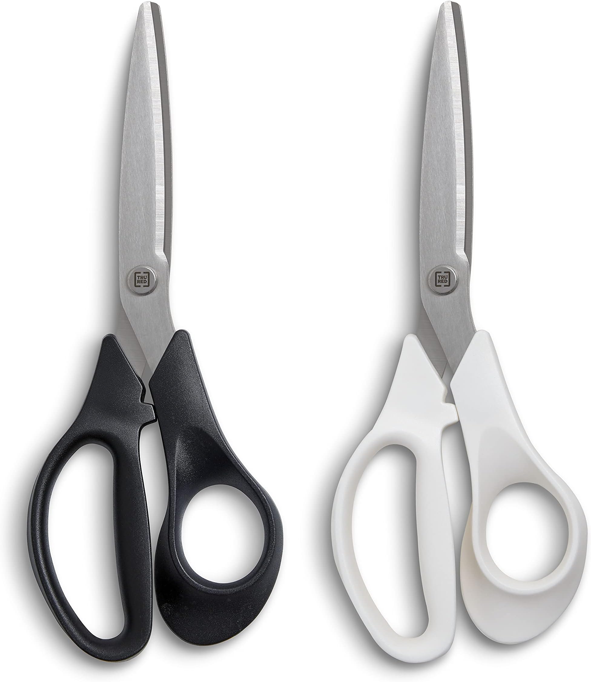 Amazon.com : TRU RED 24380494 8 Stainless Steel Scissors, Straight ...