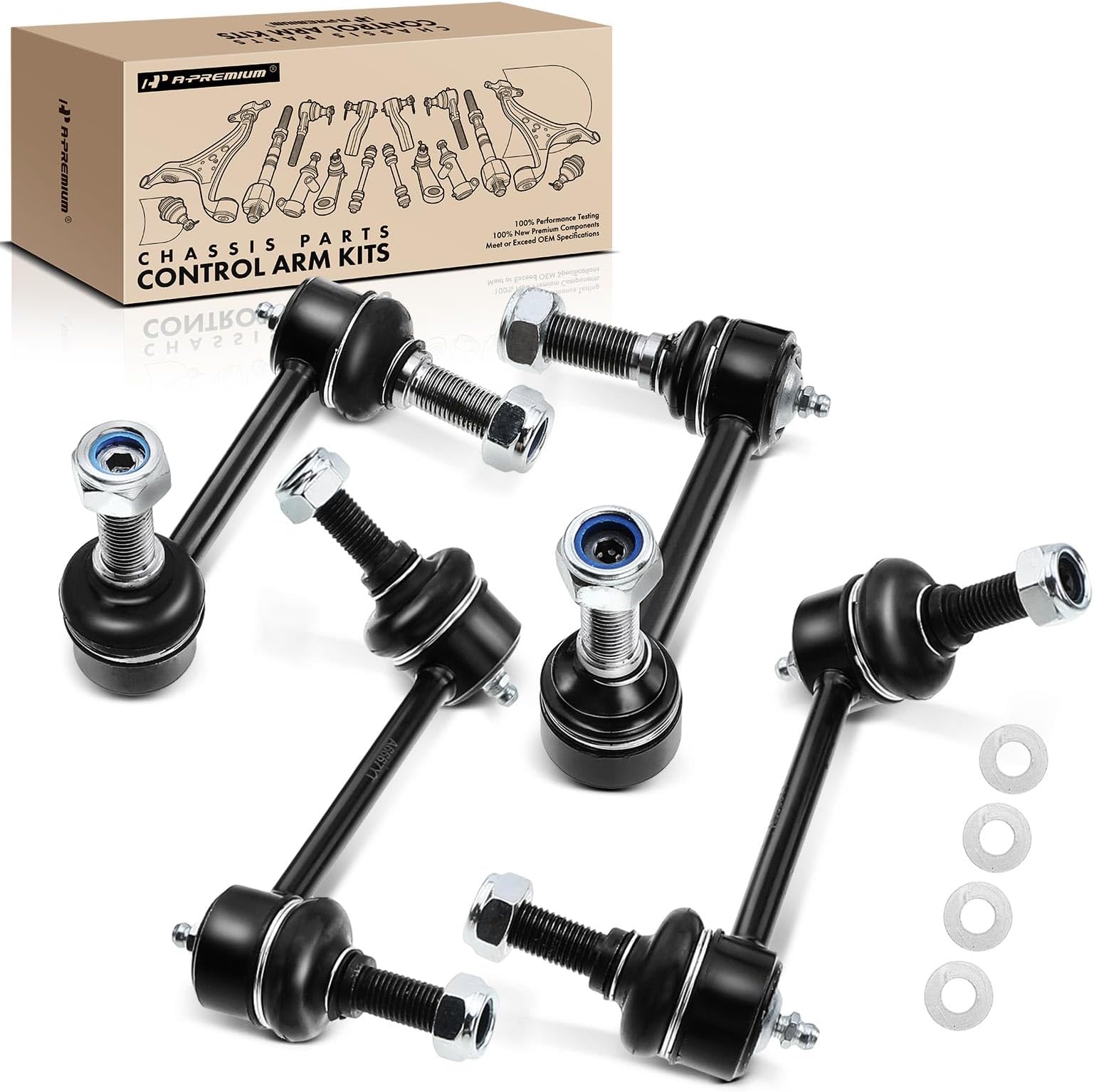 Amazon.com: AUQDD K80824 K80825 Front Sway Bar Stabilizer Link ...