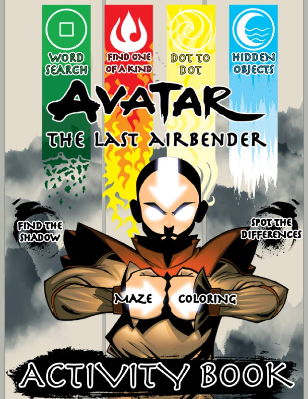 Avatar The Last Airbender Activity Book Creature Hidden Objects Find ...