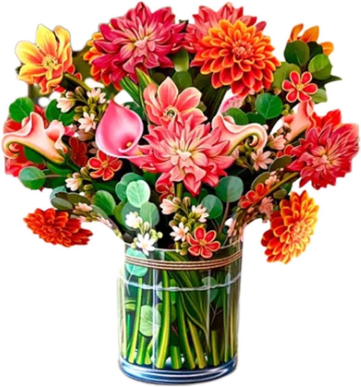 Pop Up Cards Excellent Paper Flower Greeting Card Flower Bouquet 3D pop-up-cards-excellent-paper-flower-greeting-card-flower-bouquet-3d
