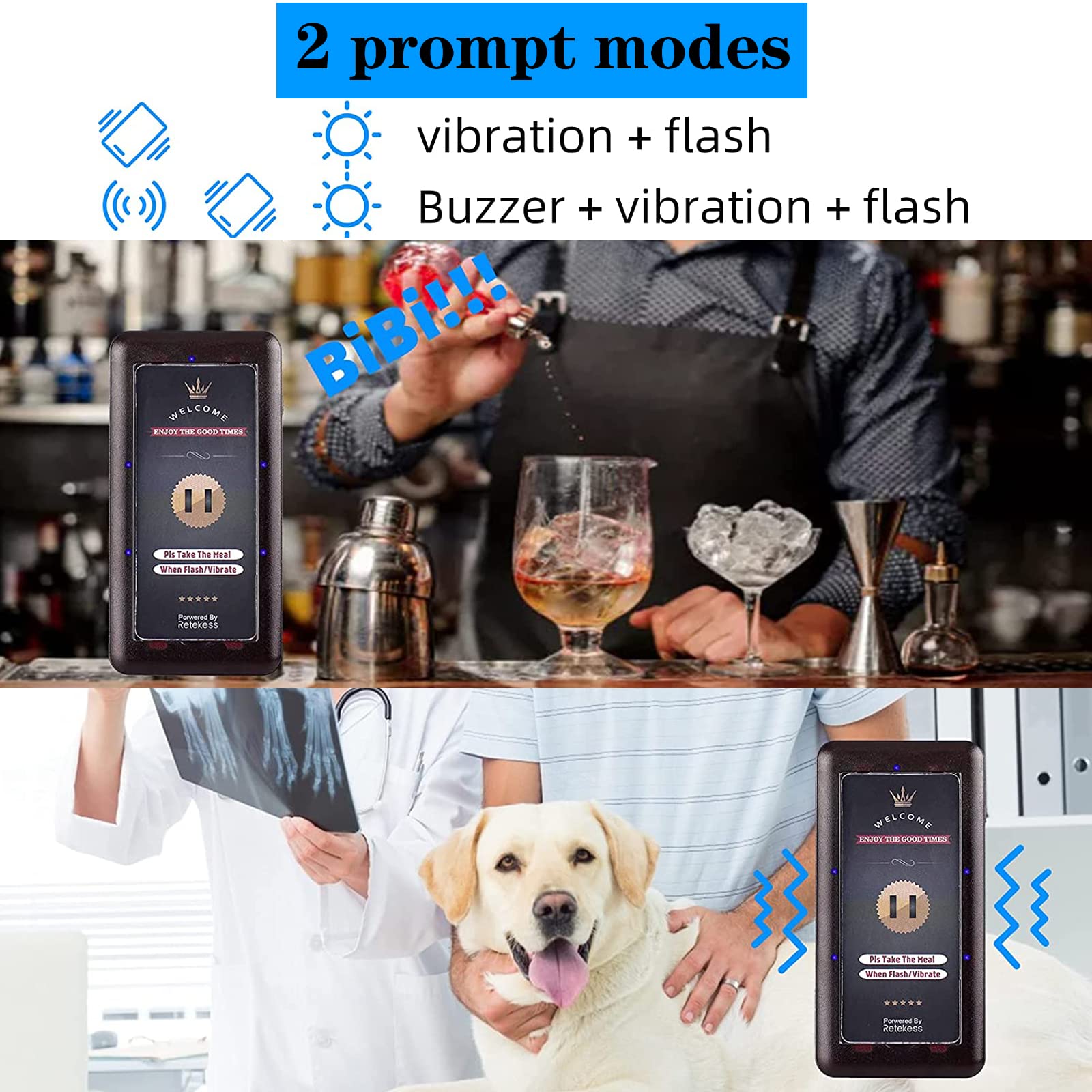 Snapklik.com : T115 Pagers For Restaurants, Restaurant Pager System ...