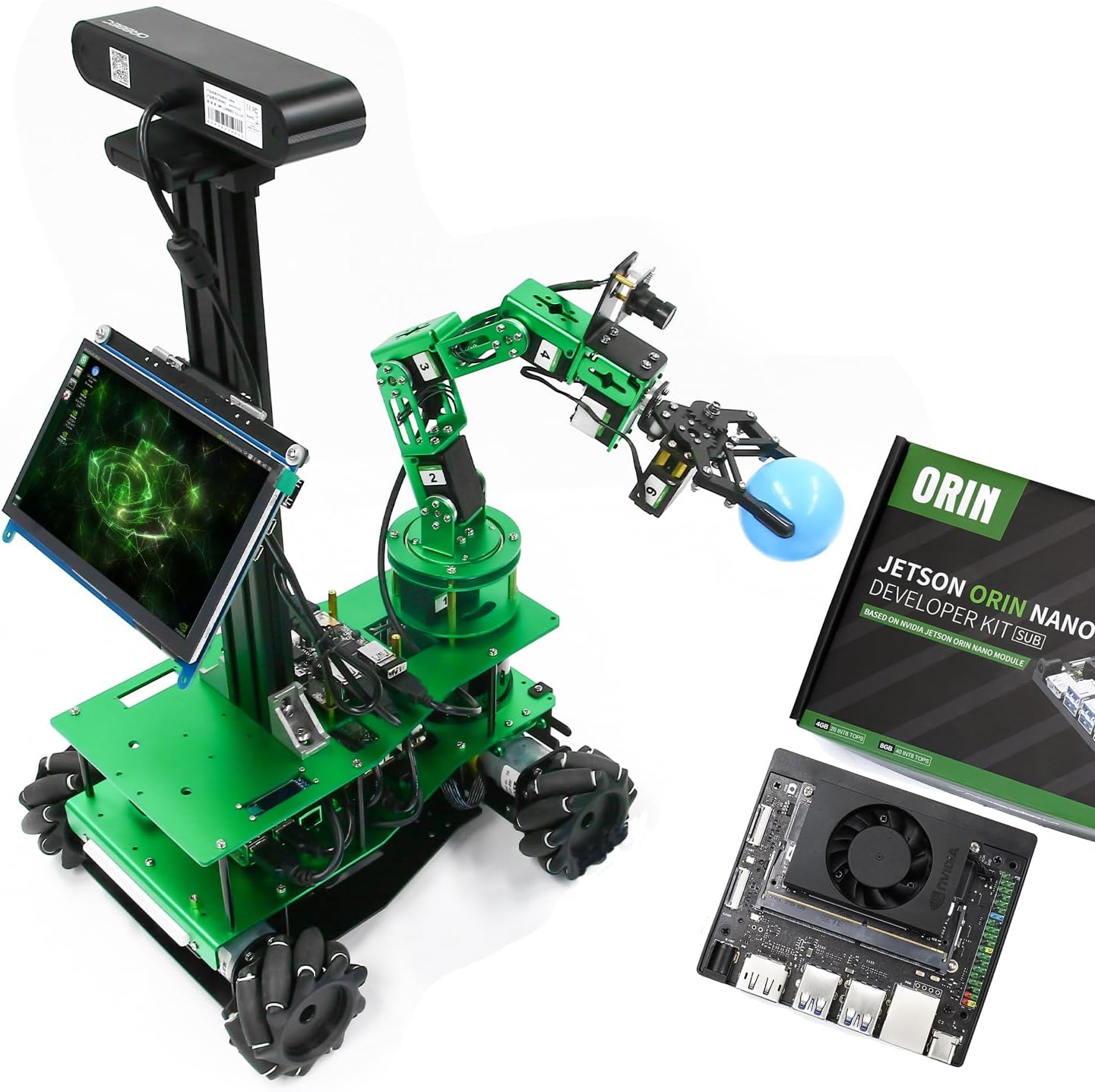 Amazon.com: Yahboom Jetson Orin Nano 8GB Super Electronics Project Kit ...