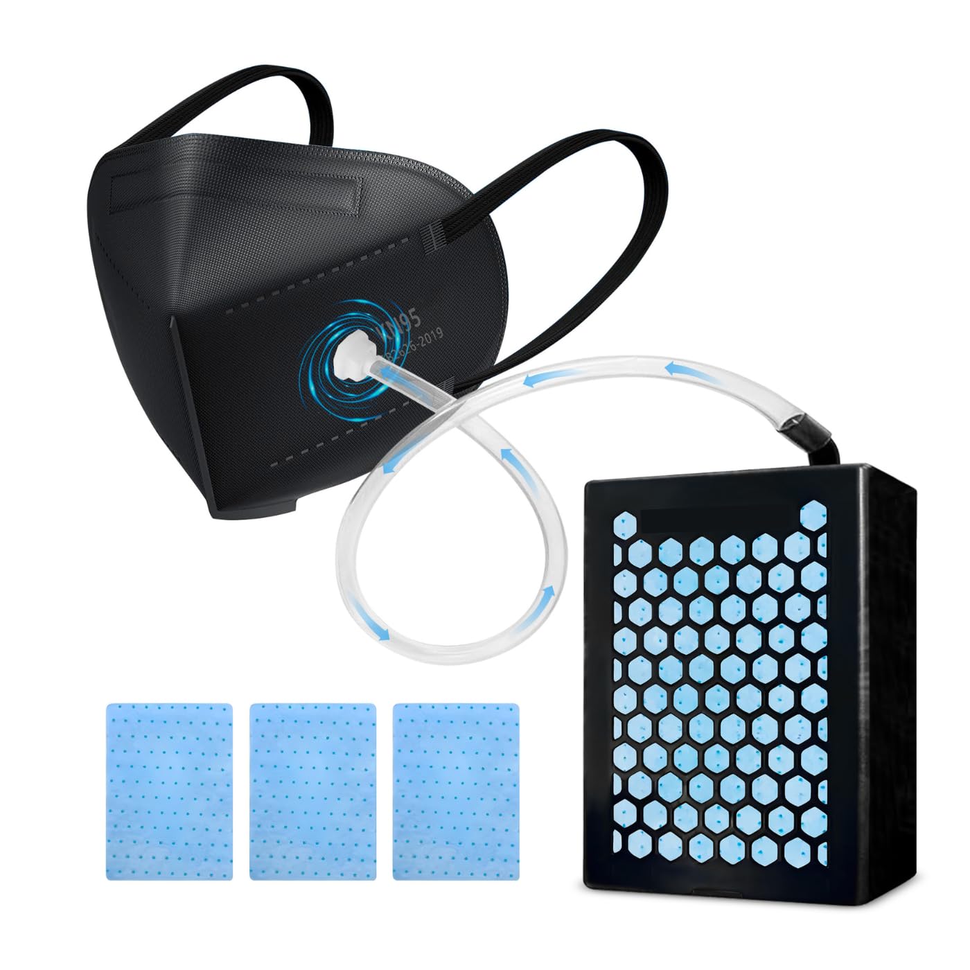 Amazon.com: OFG Fresh Air System, Reusable Respirator Delivers Filtered ...