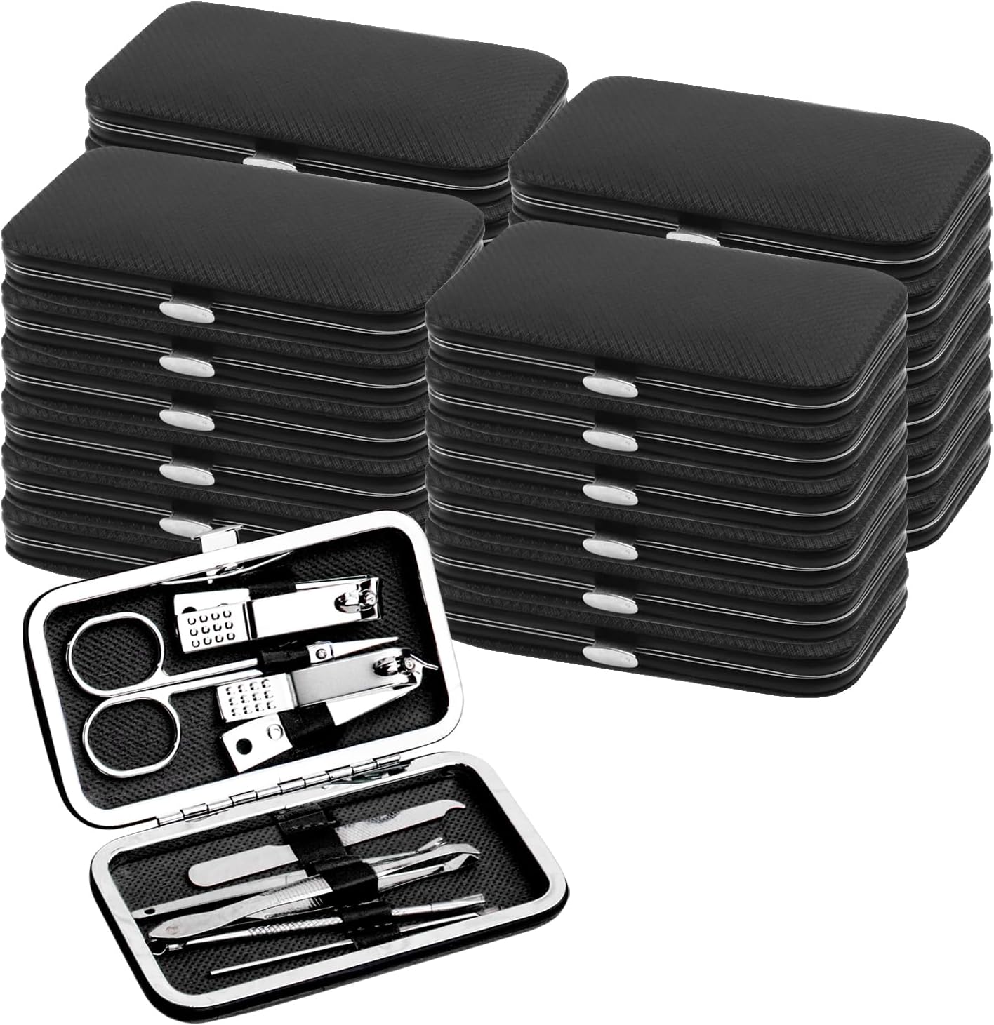 Amazon.com : Manicure Set Bulk, Nail Clippers Kit Stainless Steel ...