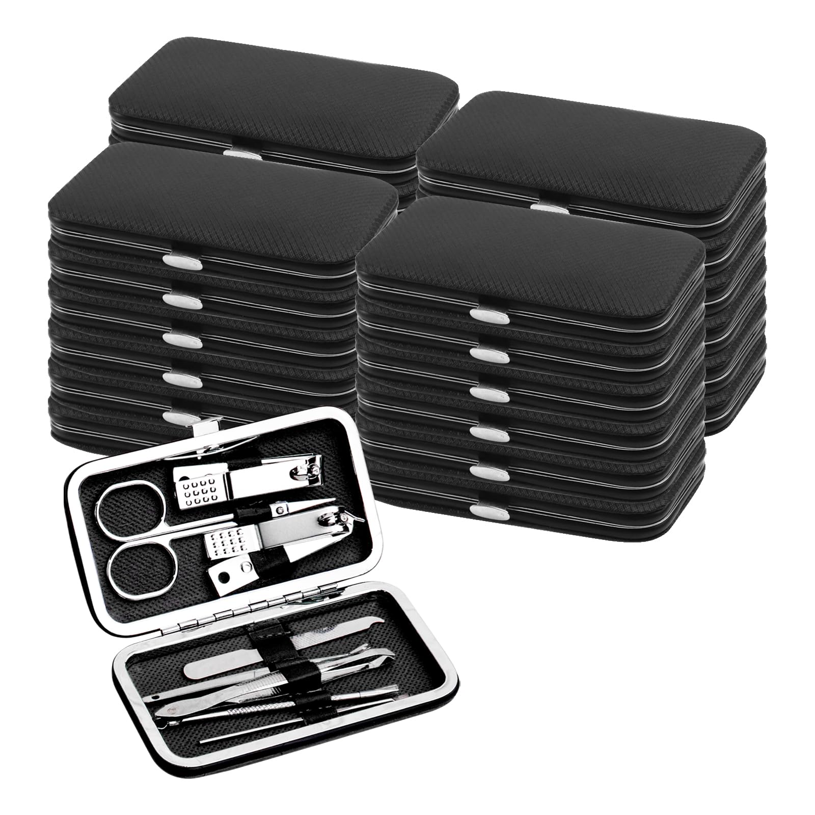 Amazon.com : Manicure Set Bulk, Nail Clippers Kit Stainless Steel ...