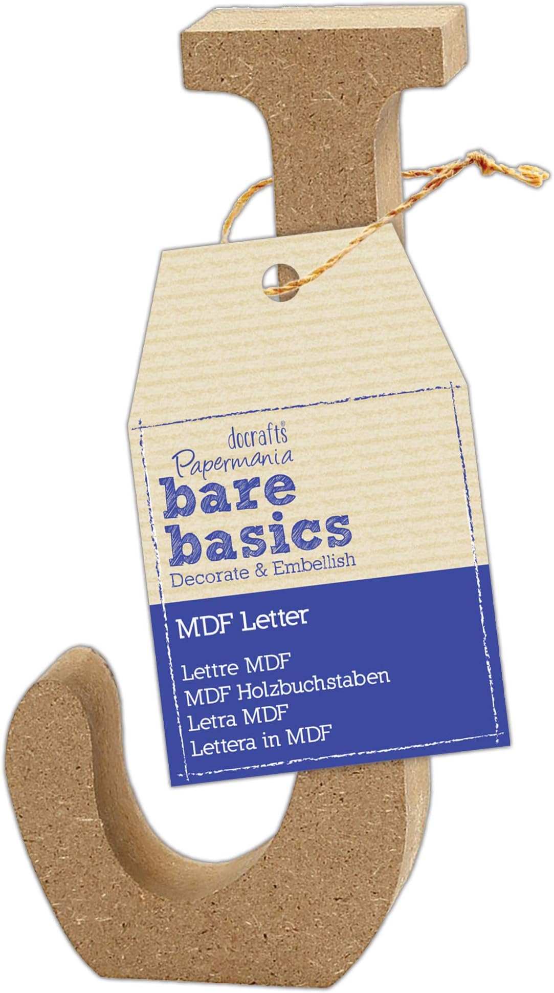 MDF Letter (1 piece) - Bare Basics - T : Amazon.co.uk: Home & Kitchen