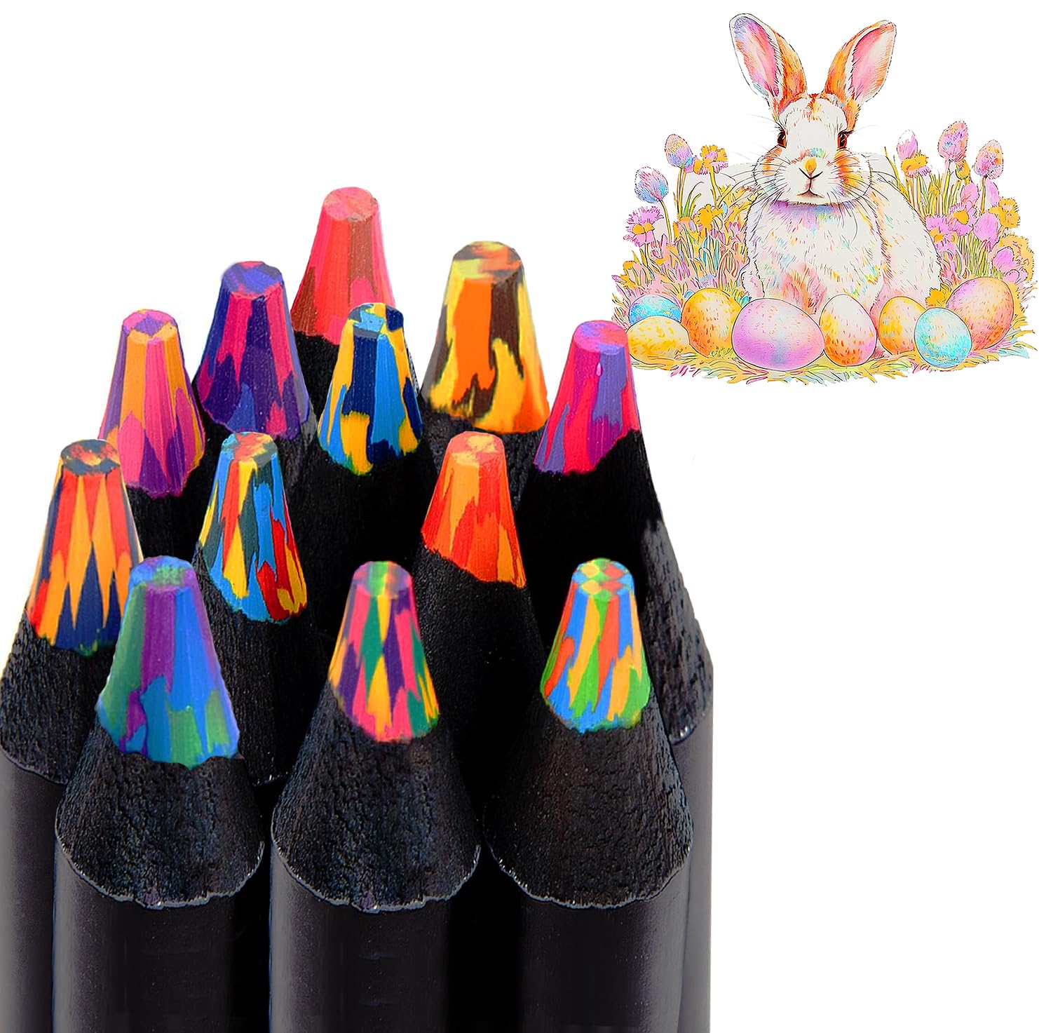 Snapklik.com : Jumbo Colored Pencils, 12 Count, Magic Multicolor ...