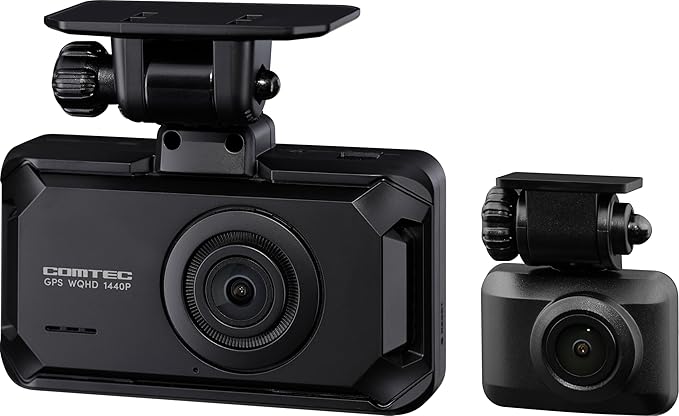 Amazon.co.jp: コムテック ドライブレコーダー ZDR065 フロントカメラWQHD 前後STARVIS 2搭載で夜間撮影性能向上 前後2カメラ GPS内蔵 後続車両接近お知らせ ...