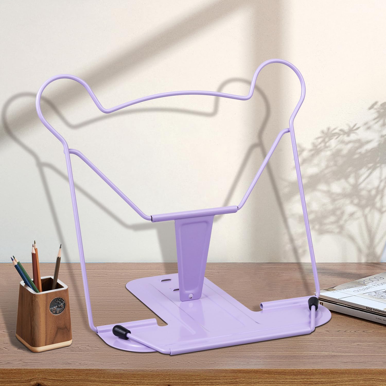 Amazon.com : Book Stand for Reading, Adjustable Reading Rest Book ...