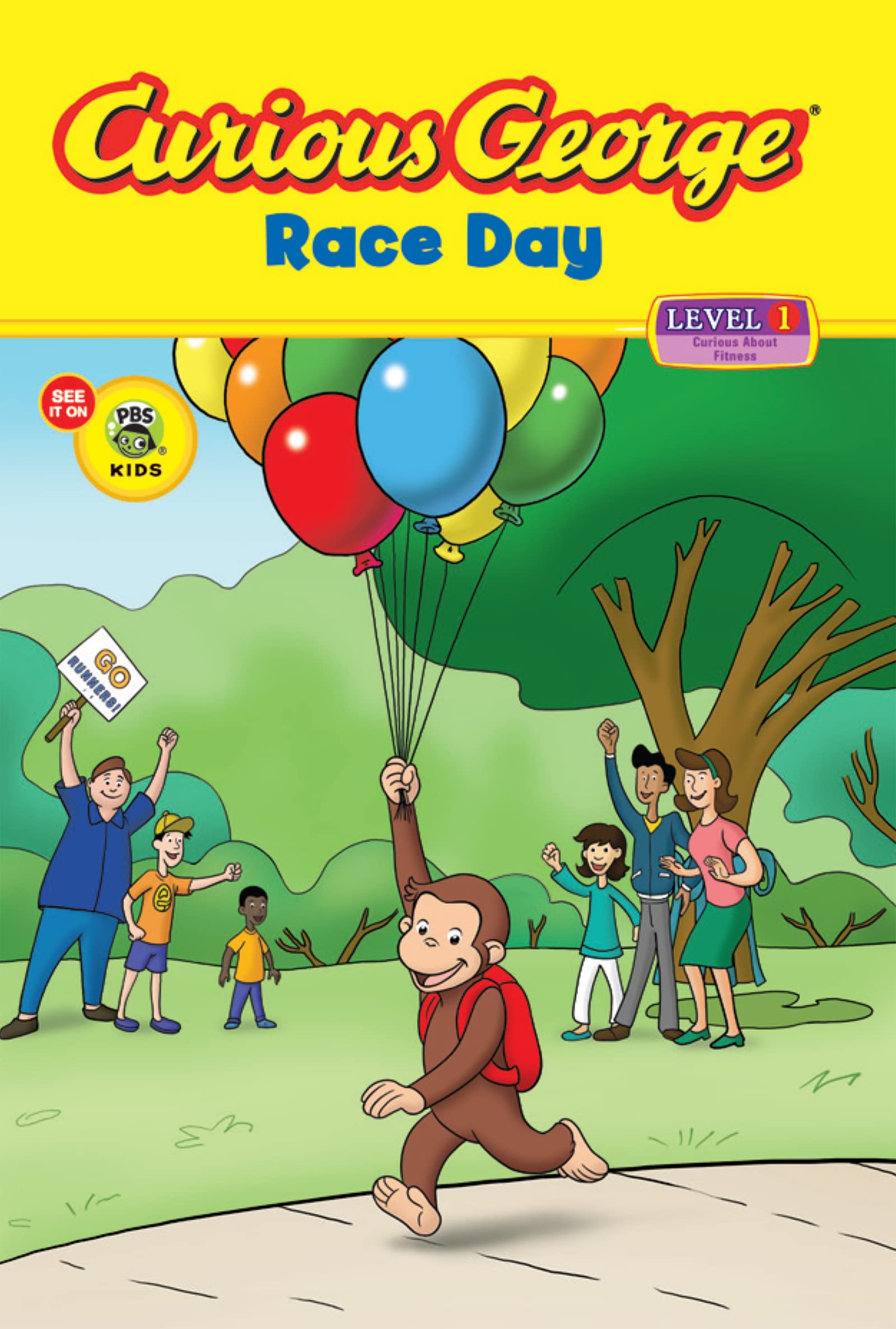 Amazon.com: Curious George Race Day (Curious George TV): Rey, H. A.: Books