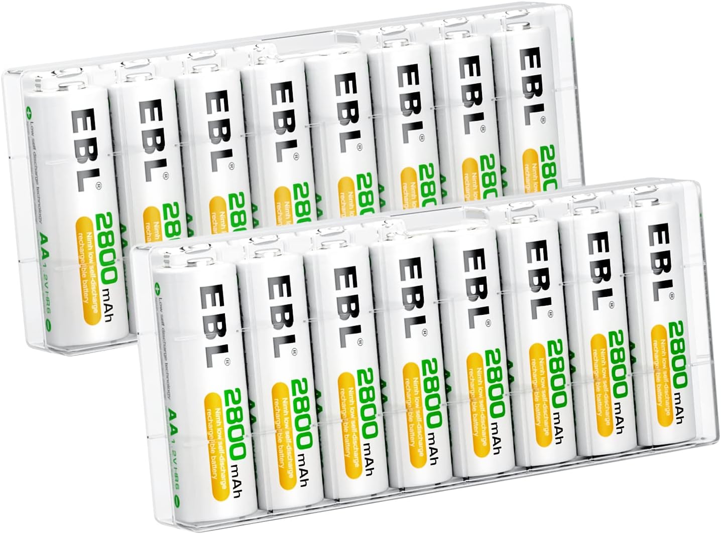 Amazon.com: Energizer AA Rechargeable batteries NiMH 2300 mAh 1.2V NH15 ...