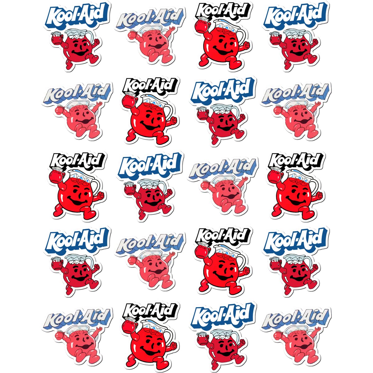 Amazon.com: Stickers Pack 20 Pcs Kool Aesthetic Aid Laptop Vinyl ...
