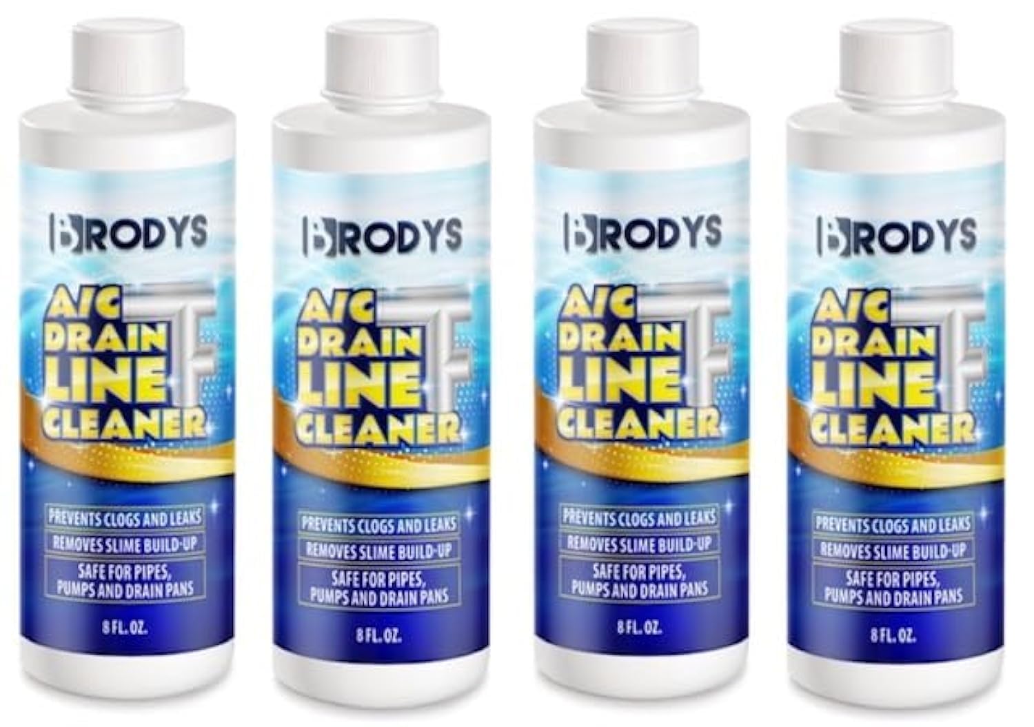 Amazon.com: Brodys - A/C HVAC Drain Line Cleaner, 8oz Bottle, (Great to ...