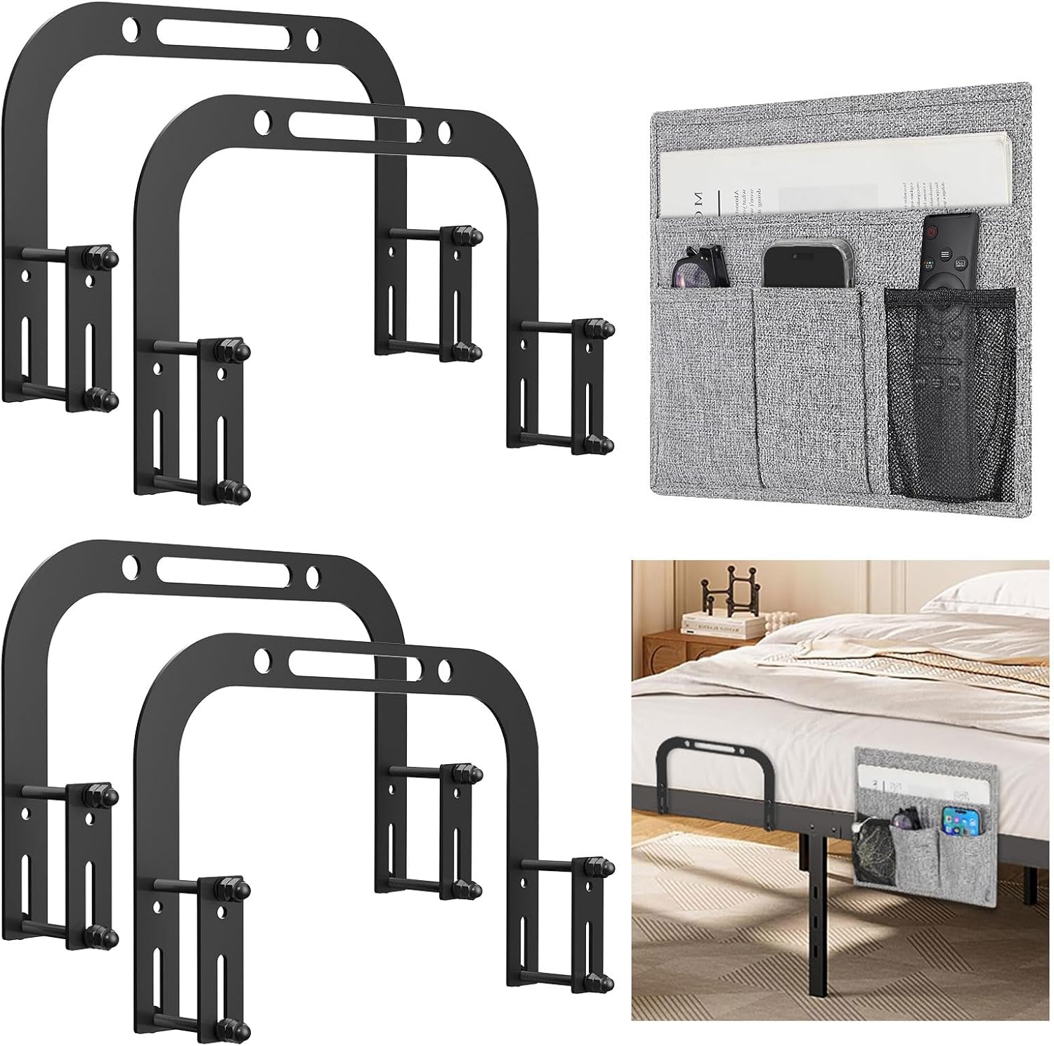 Amazon.com - YUOROS Mattress Retainer Bar Keep Mattress Stopper from ...