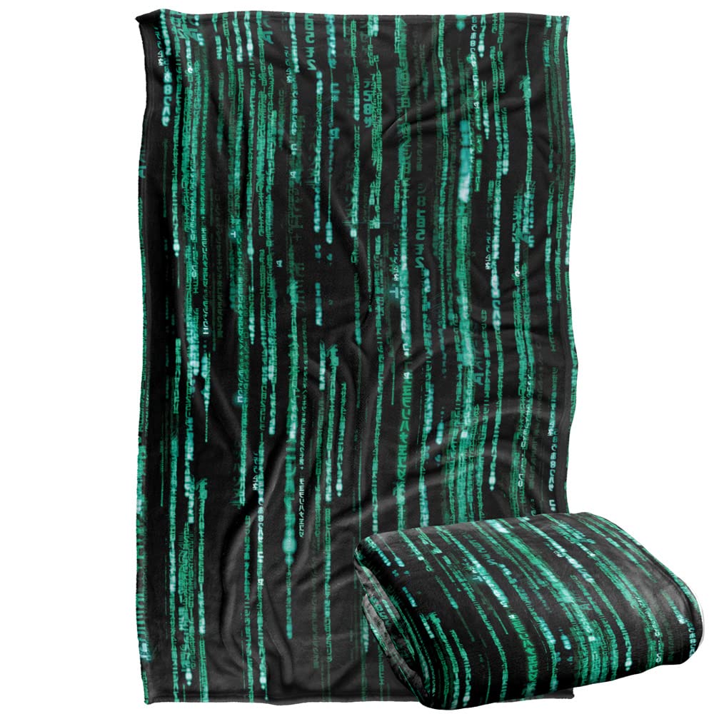 Amazon.com: The Matrix Blanket, 36"x58" Matrix Code Silky Touch Super ...