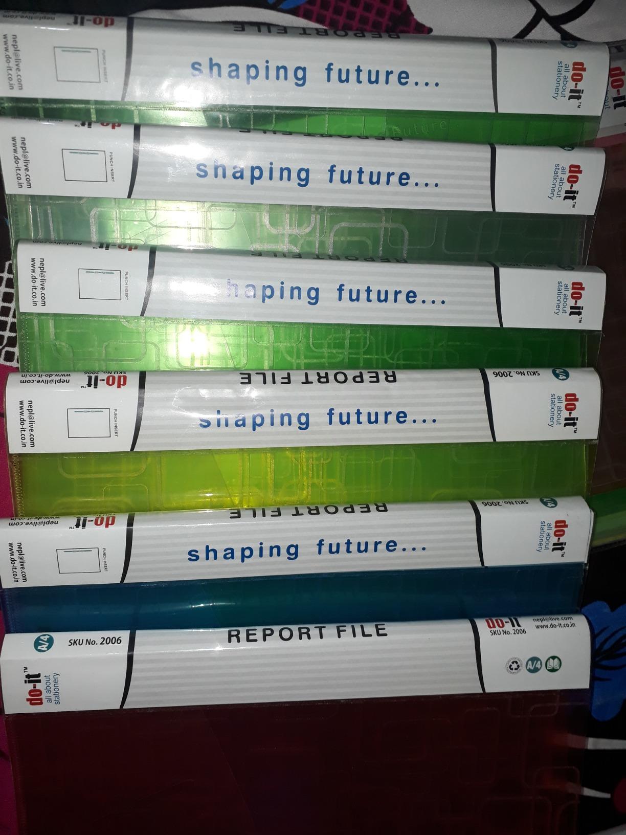 Solo A4 Report File- Pack of 10, Super Line Transparent Document File ...