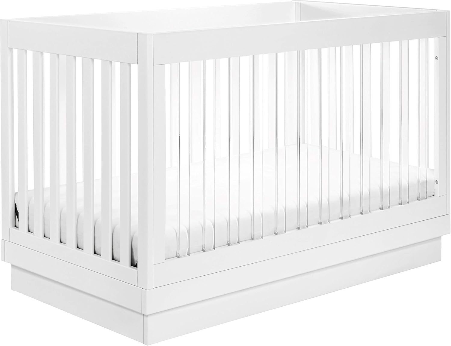 Amazon.com: Babyletto Harlow Acrylic 3-in-1 Convertible Crib with ...