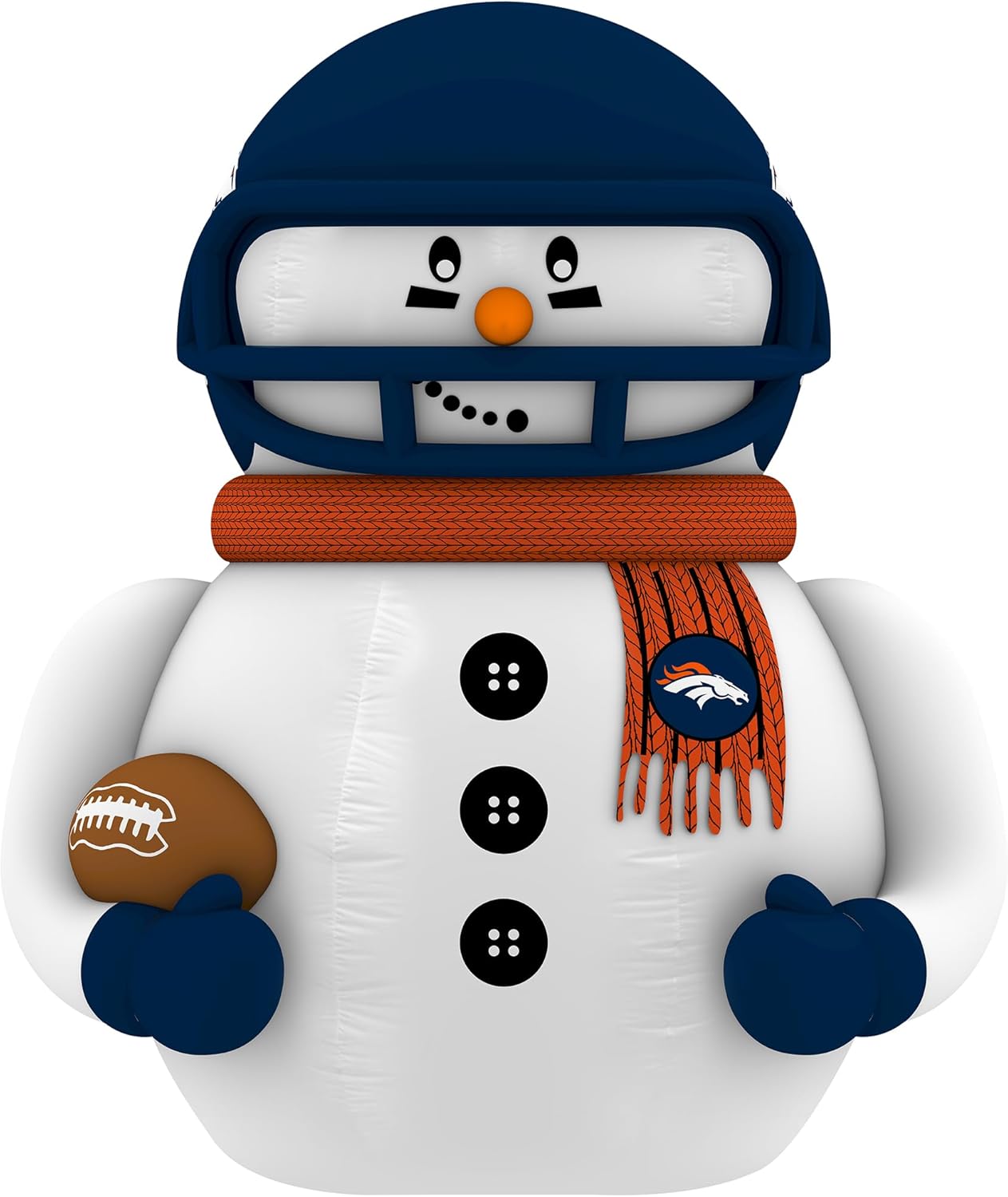 Amazon.com: Sporticulture Denver Broncos Inflatable Snowman Player – 7 ...