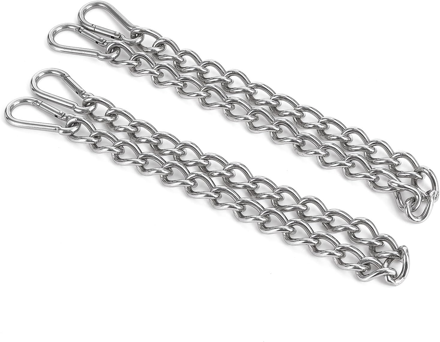 Amazon.com: SHUESS 2 Pack Hanging Swing Chain with 4 Carabiners 440LB ...
