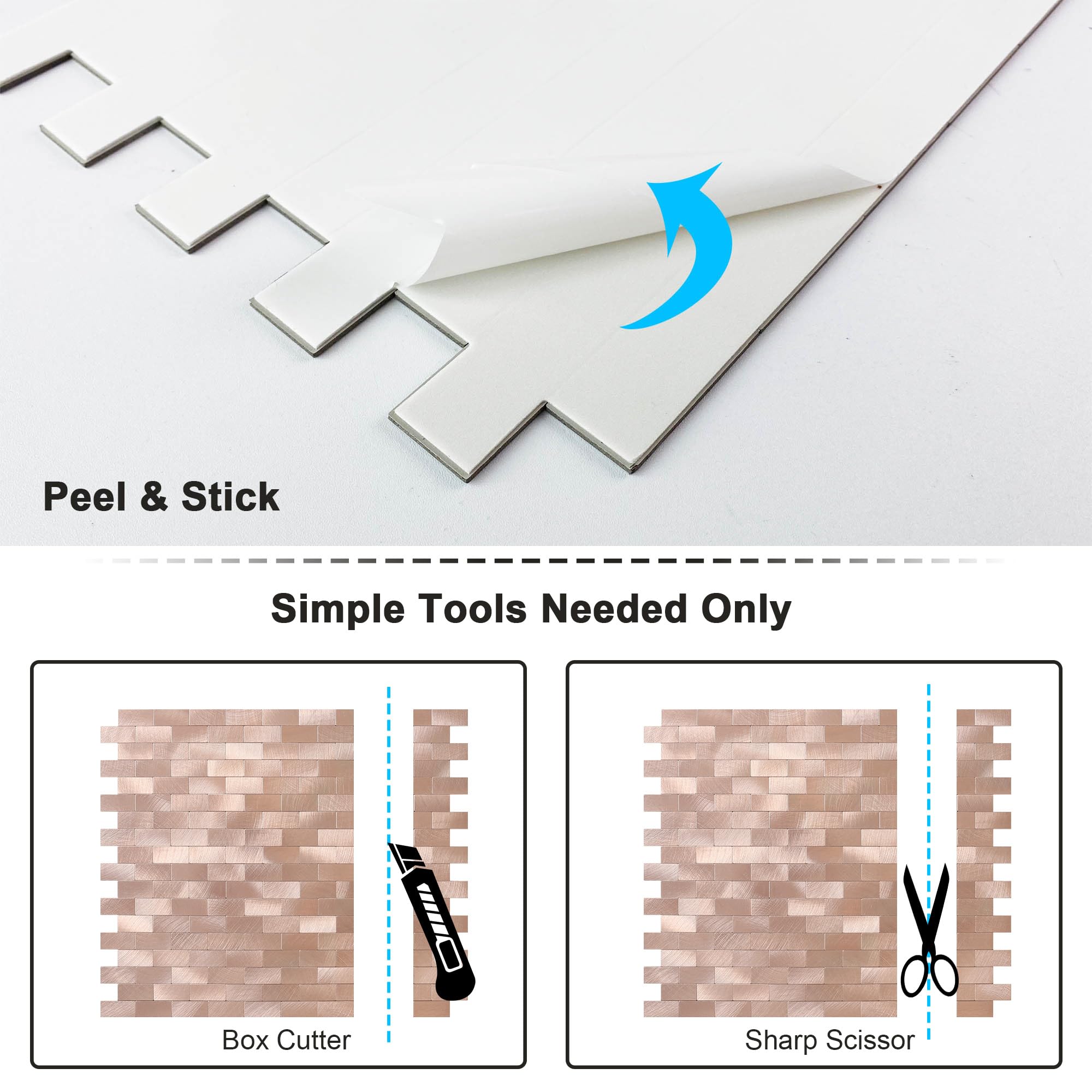 How To Cut Metal Backsplash Tile