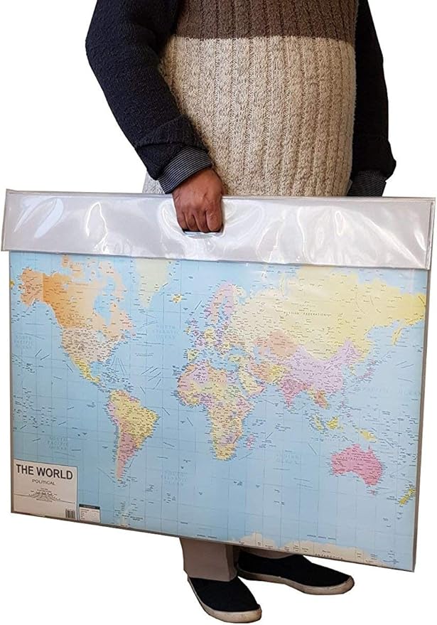 A1 A2 A3 A4 Clear Art Work Carry CASE Portfolio Art File Folder School ...