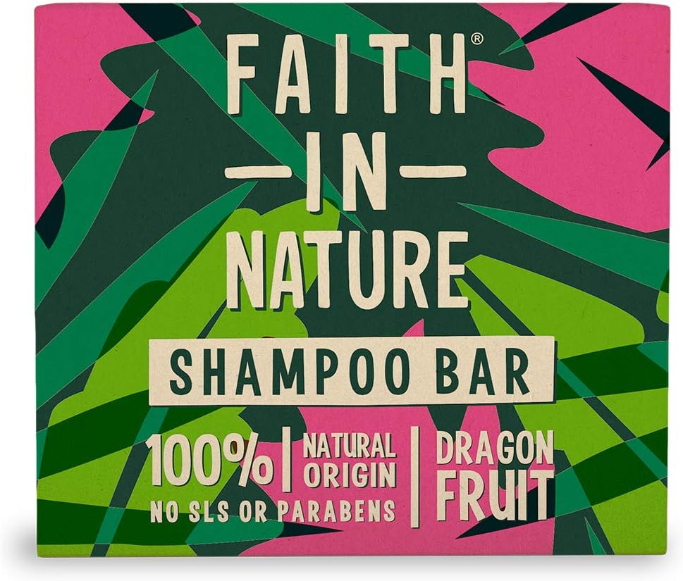 Amazon.com : Faith in Nature Natural Dragon Fruit Shampoo Bar 3.00 oz ...
