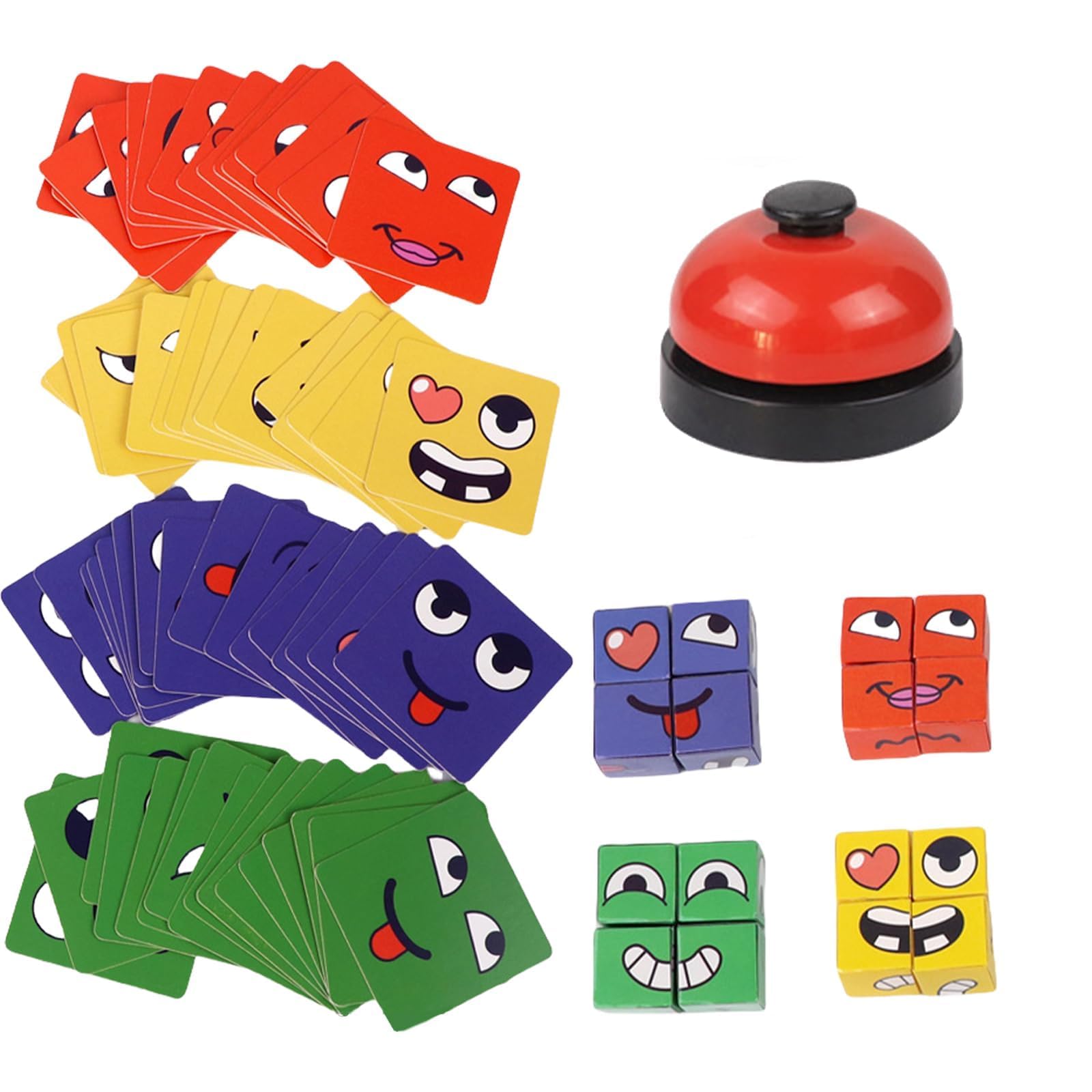Face Changing Magic Cube Game, 3D Puzzle Face-Changing Blocks Pattern ...
