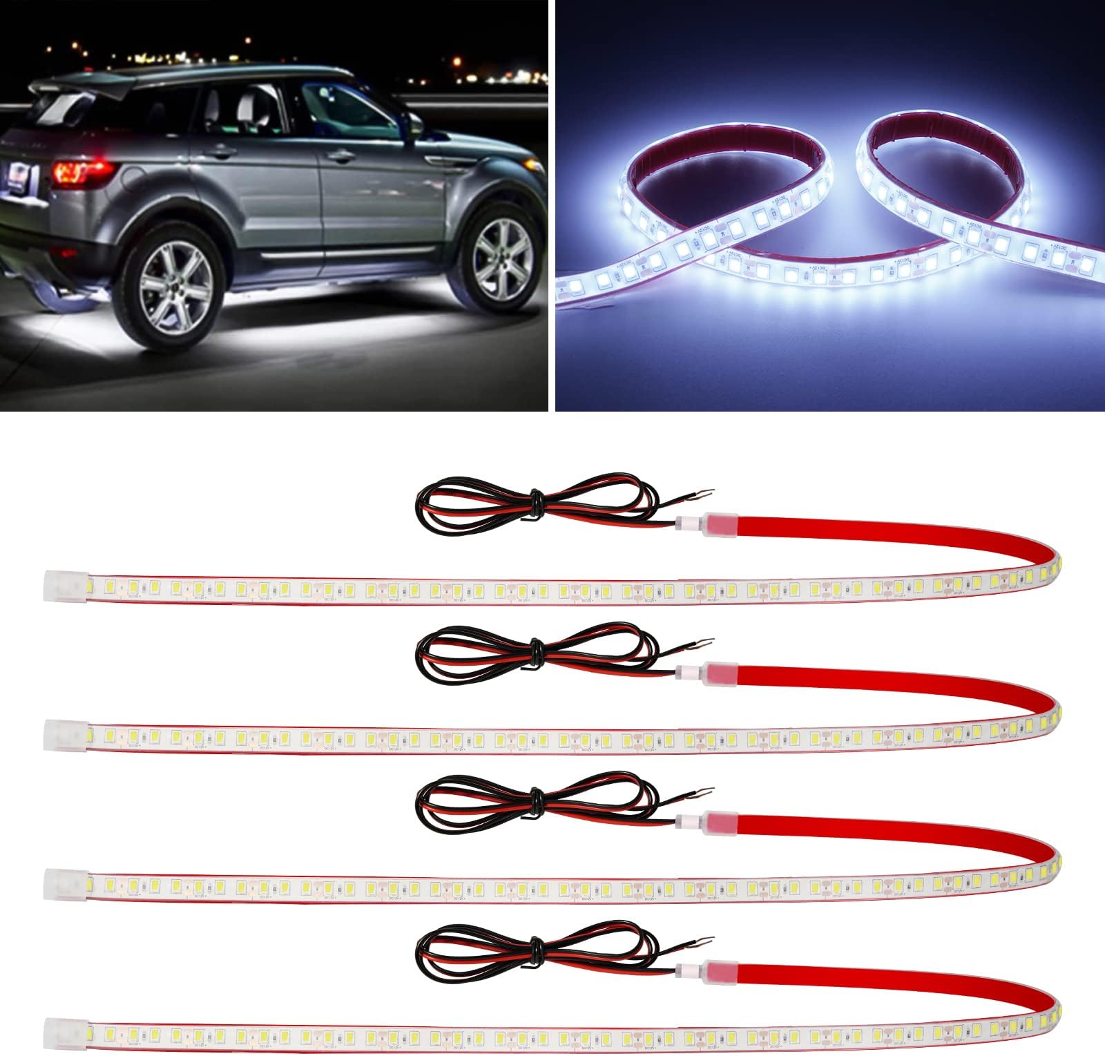 Amazon.com: XT AUTO 8pcs 12V Super Bright 30cm 15 LED Flexible ...