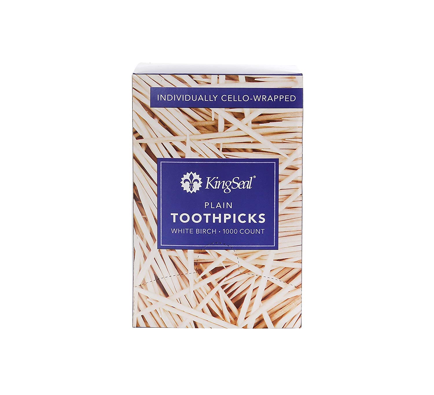 Amazon.com: 4,000 Count | KingSeal Birch Wood Toothpicks, Individually ...