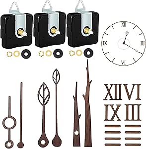 Amazon.com: 3 Sets 0.86in Shaft Clock Movement Mechanism with Hands and ...