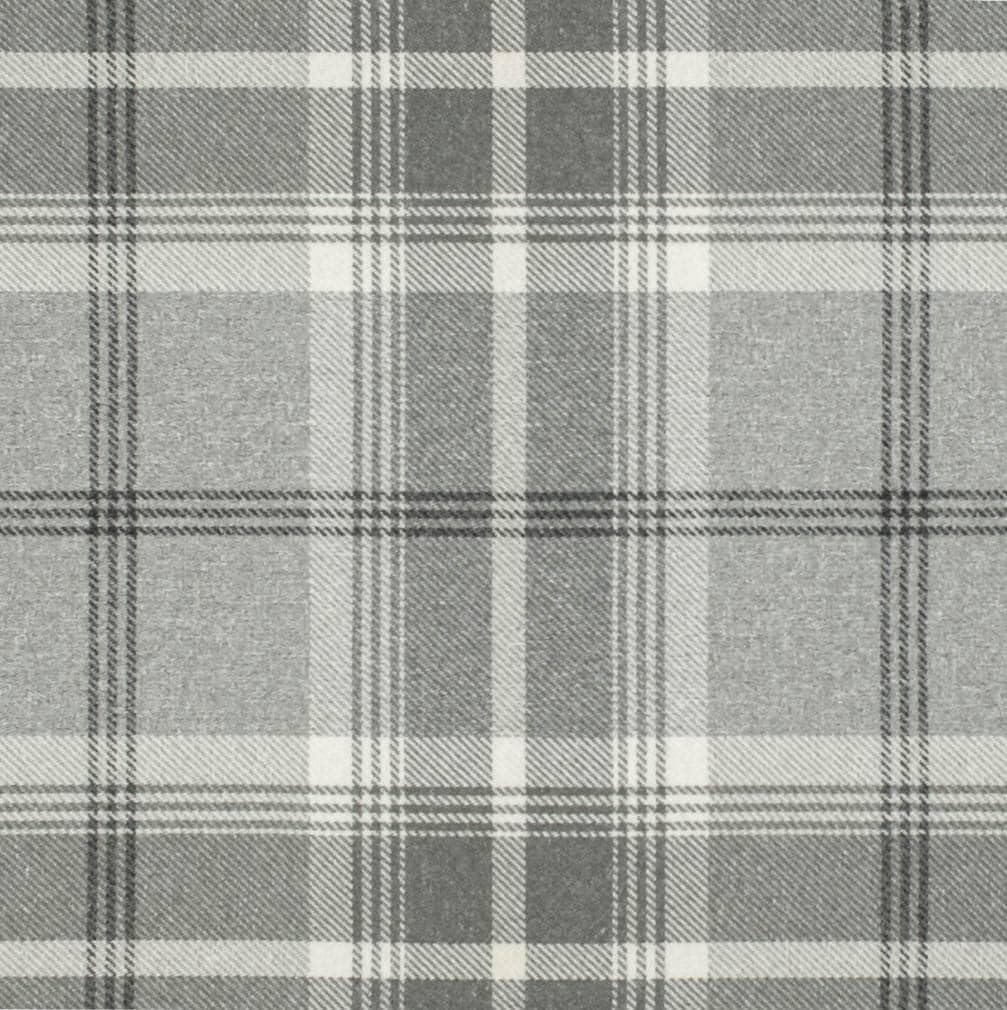 Amazon.com: Grey Plaid Woven Pattern Upholstery Fabric by The Yard ...