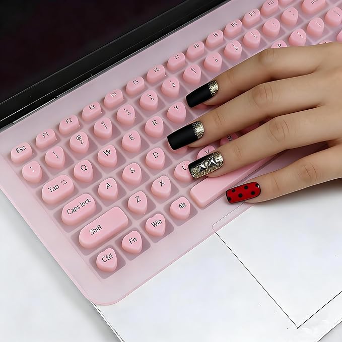Se7enline Universal 12/13/14 Inch Laptop Keyboard Cover for Long Nails ...