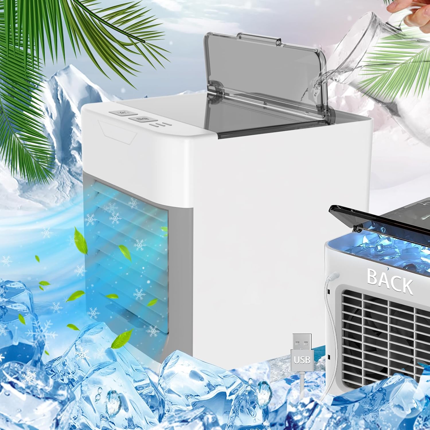 Amazon.com: Portable Air Conditioners Cooler Evaporative Conditioner ...