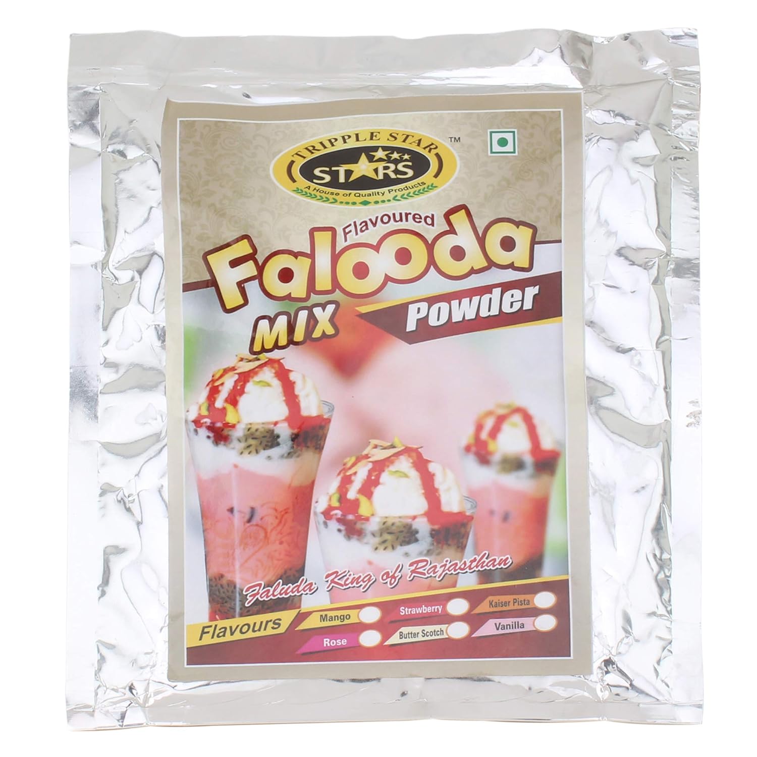 Tripple Star Falooda Vanilla Flavour Powder - 200gms : Amazon.in ...