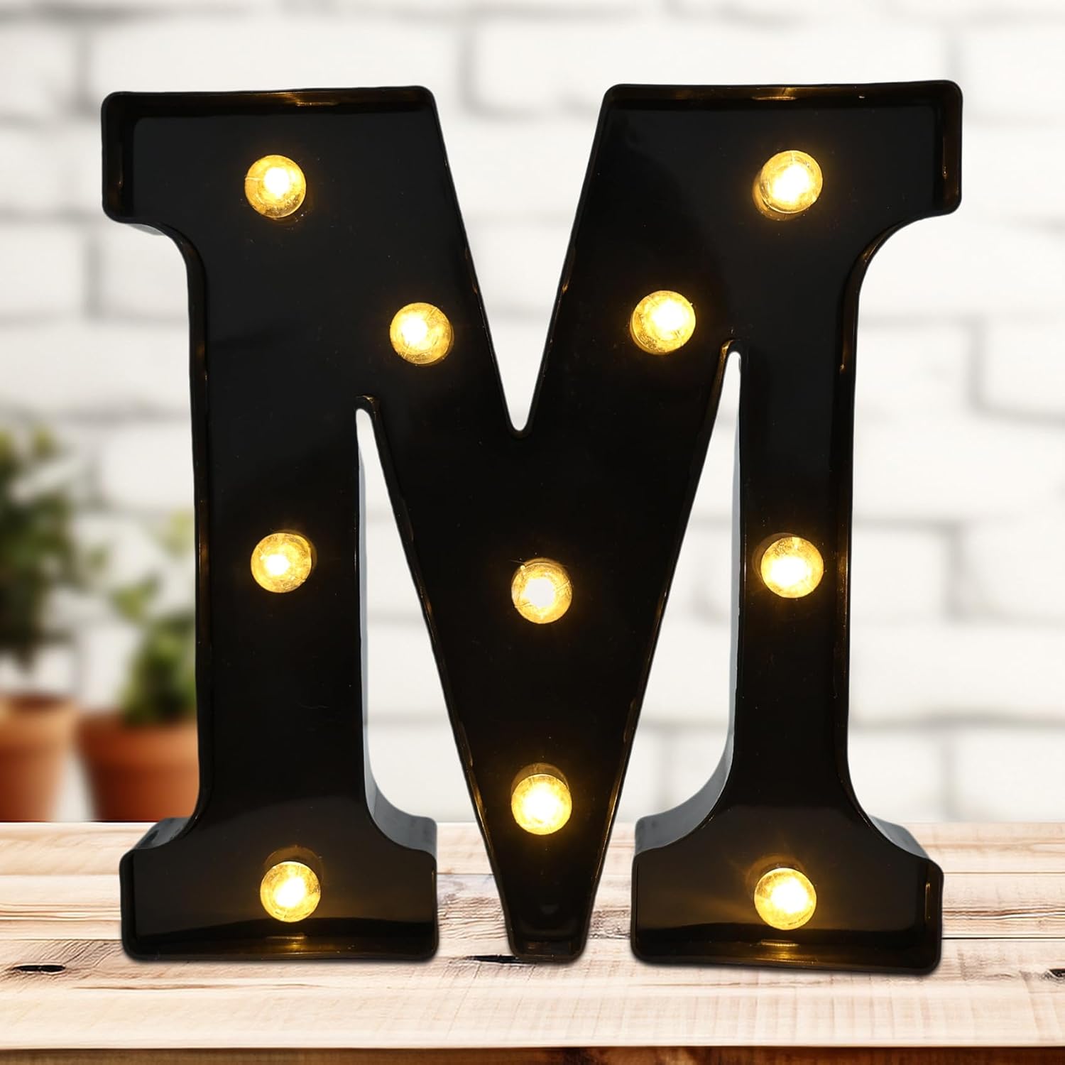 Amazon.com: Hirbisnis Led Marquee Letters, Black Light Up Letters ...