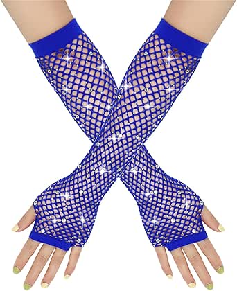 Amazon.com: Vdaxvme Gloves Nightclub Dancing Party Accessory Half ...