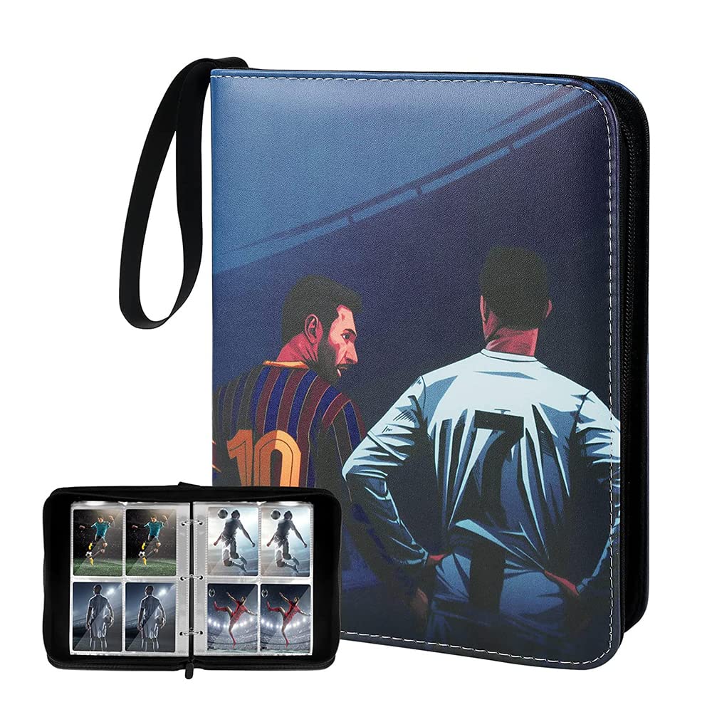 Gobesty Football Card Holder, 400 Pockets Football Card Binder ...
