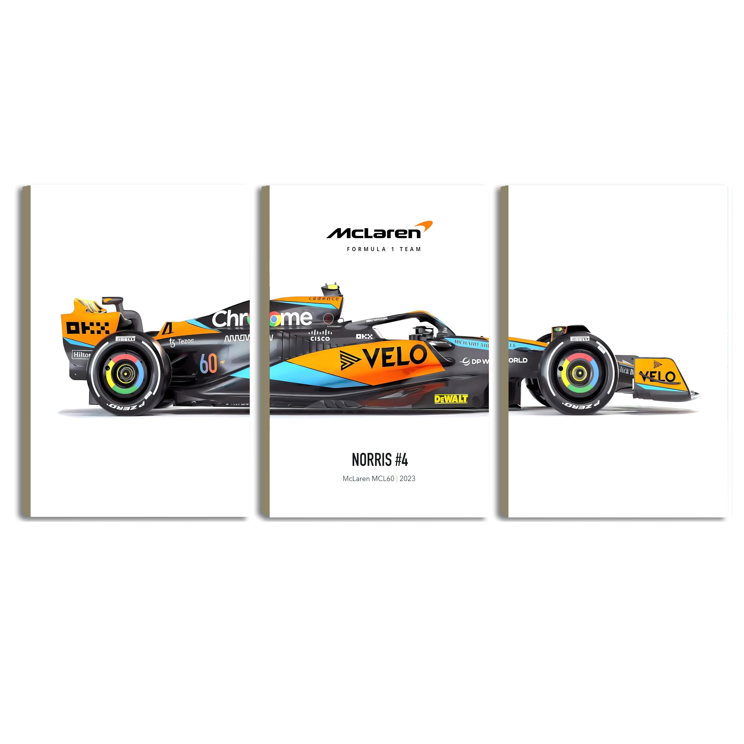 Amazon.com: IspacK F1 Poster Formular One Posters Canvas Car Posters ...