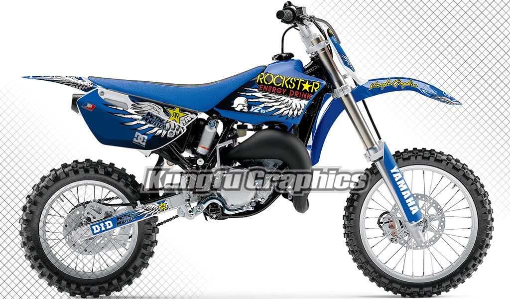 Amazon.com: Kungfu Graphics Custom Decal Kit for Yamaha YZ85 2002 2003 ...