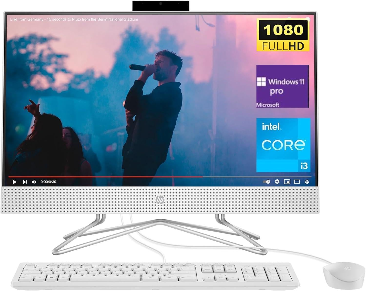 Amazon.com: HP All-in-One Desktop, 23.8" FHD IPS Display, Intel Core i3 ...