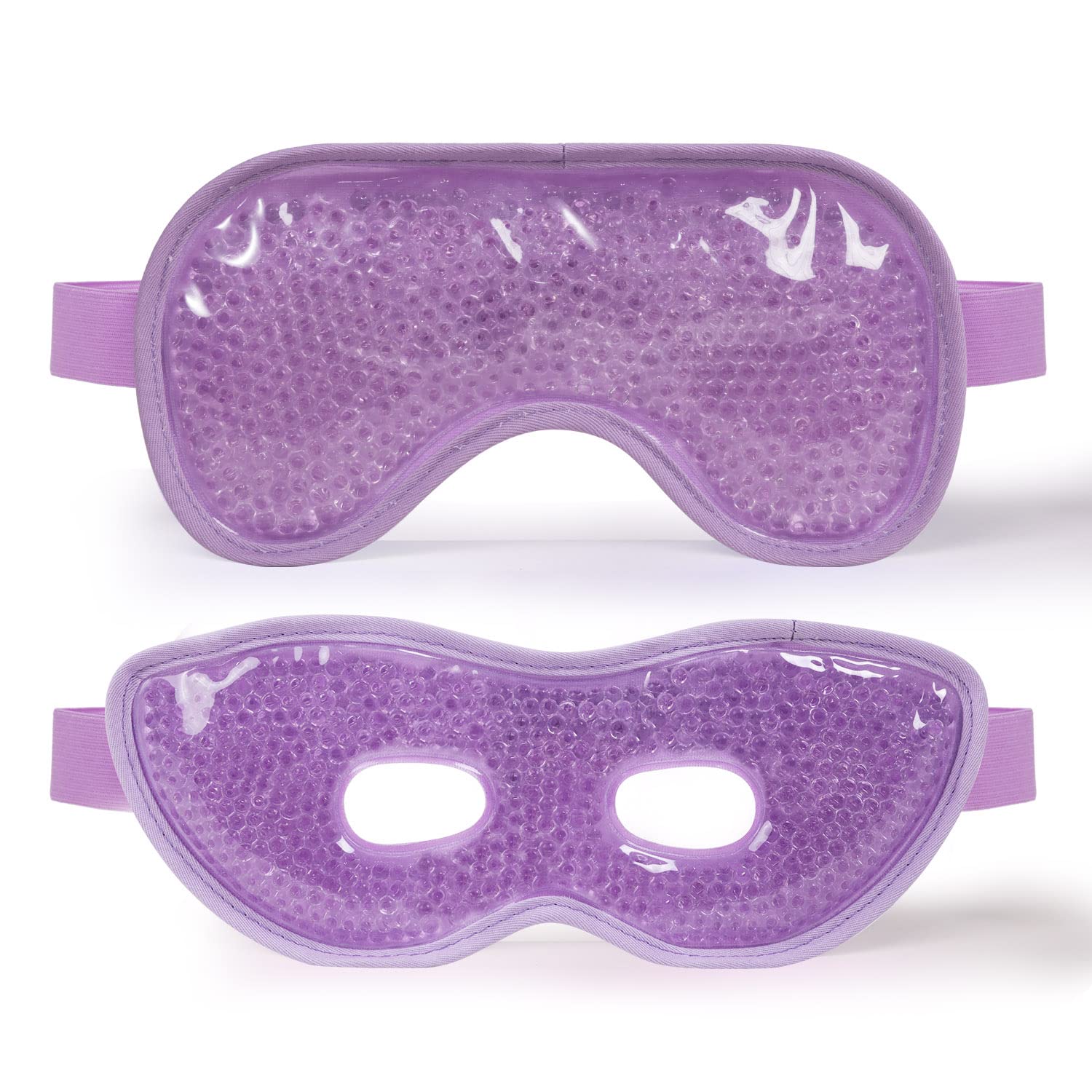 Amazon.com: Cavoilu Sleep Mask, 2Packs Eye Mask for Sleeping, Gel Eye ...