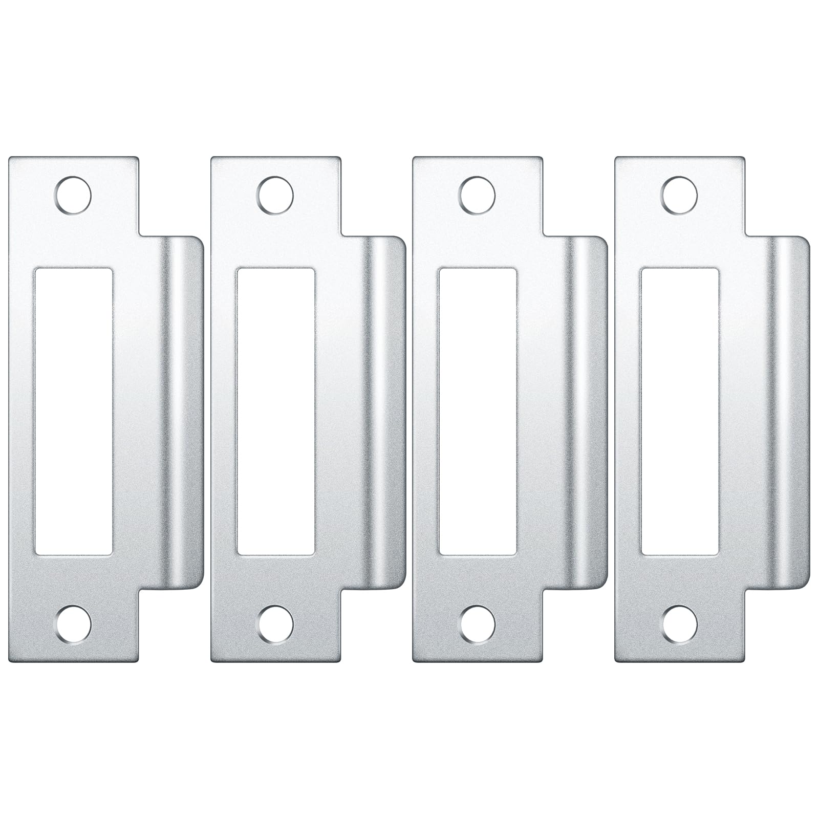 Tandefio 4 Pcs 4-7/8" Mortise Lock Strike Plate Universal Door Strike ...