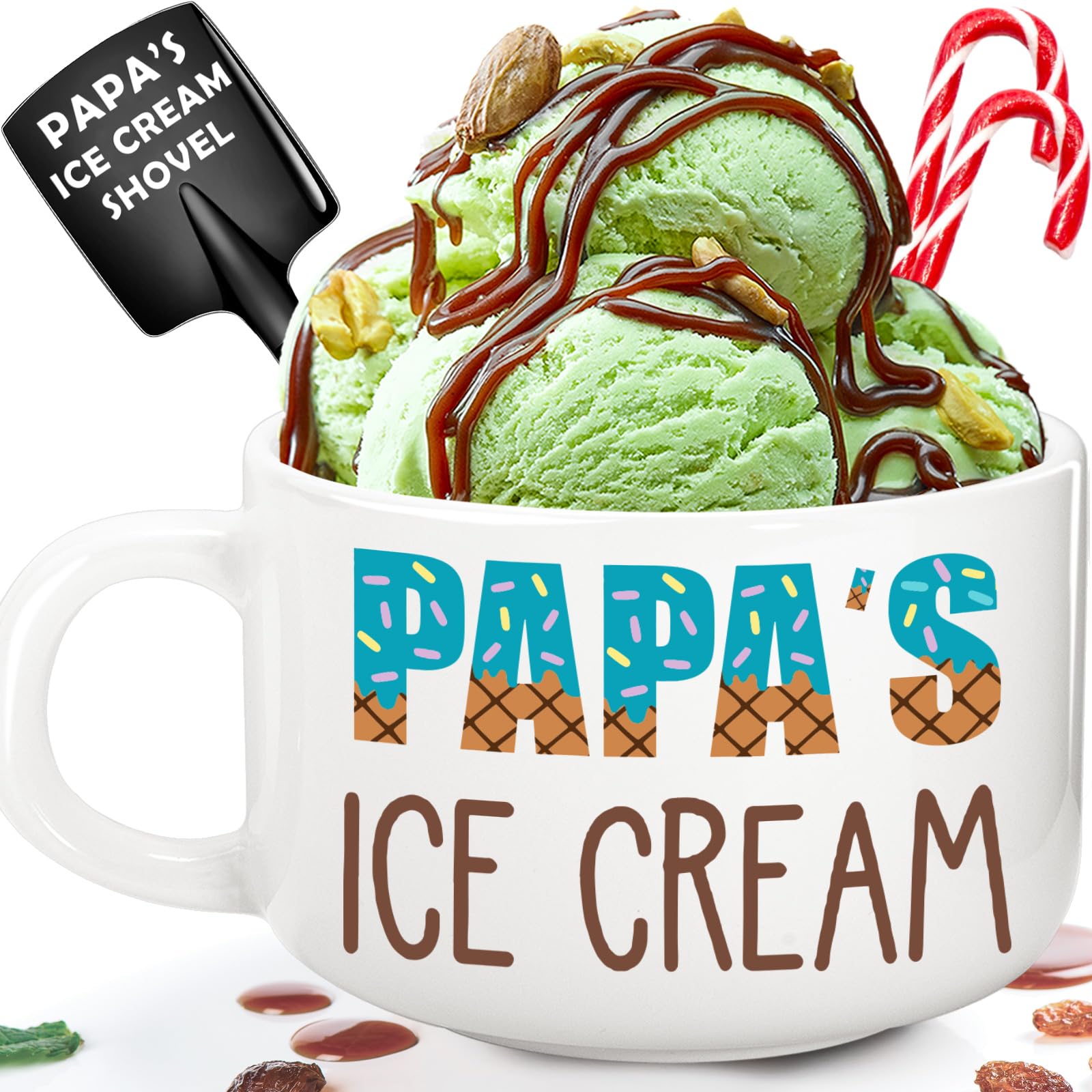 Amazon.com: BackURyear Papa Xmas Gifts from Grandkids, Papa Christmas ...
