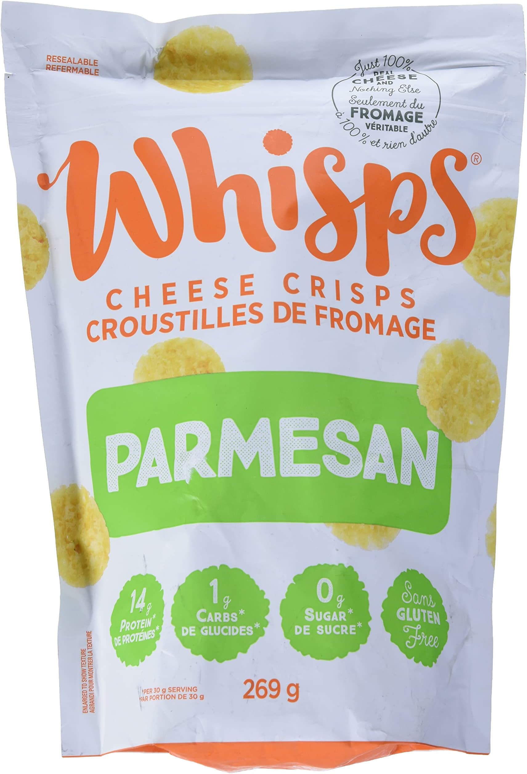 Amazon.com: Fresh Gourmet Parmesan Cheese Crisps 1.76 Ounce (Pack of 4)