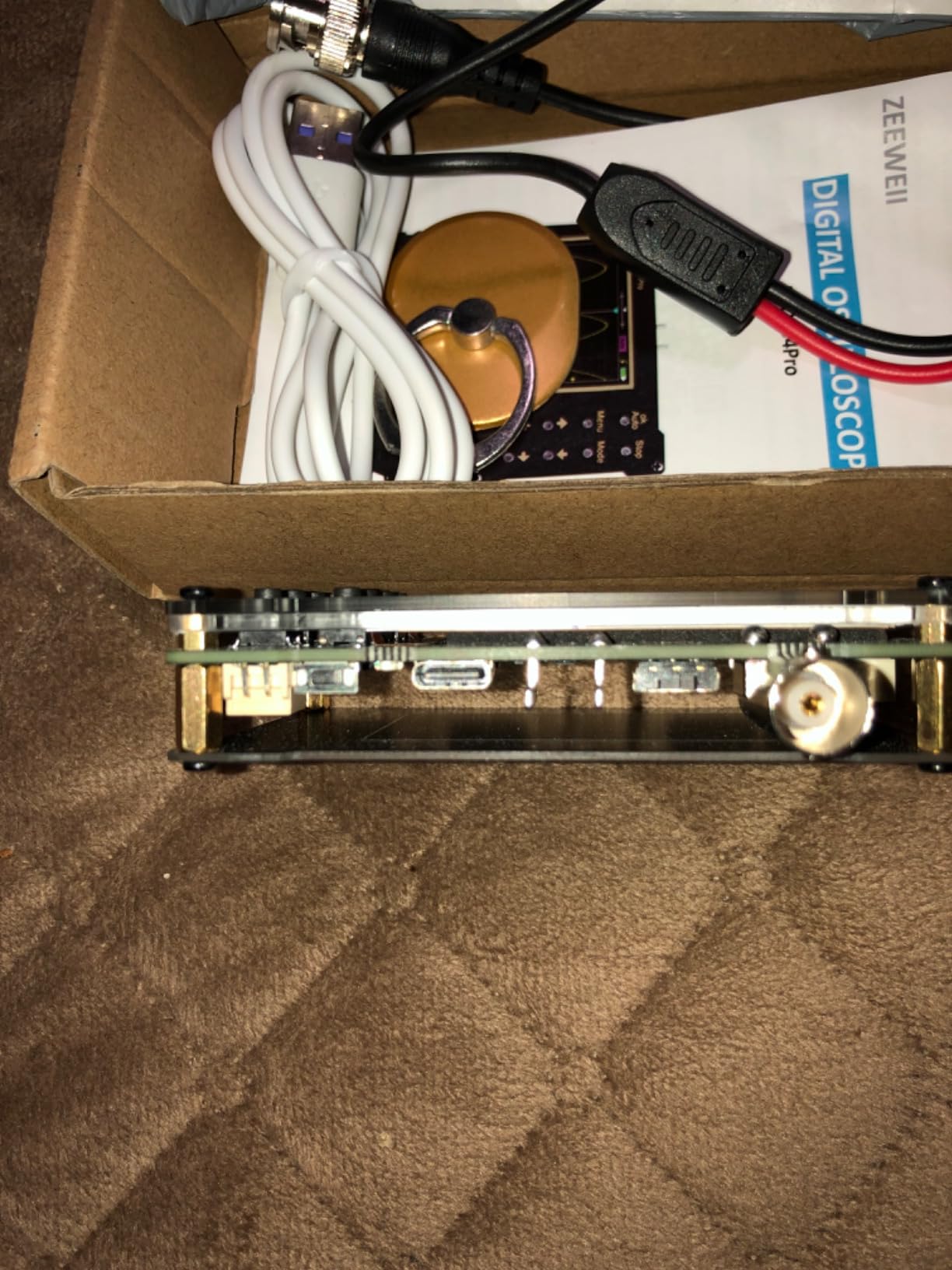 Amazon.co.jp: ZEYUAN DSO154Pro 320*240 解像度 2.4 インチ TFT カラー スクリーン デジタル ...