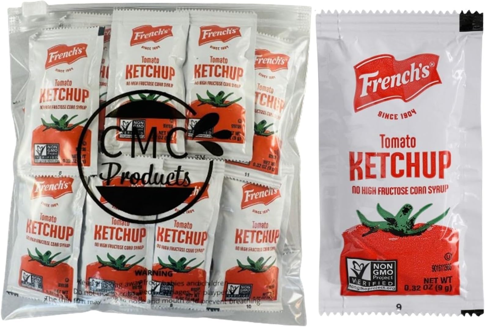 Amazon.com : Gift Set: 100 Count Ketchup Packets - in CMC Products Food ...
